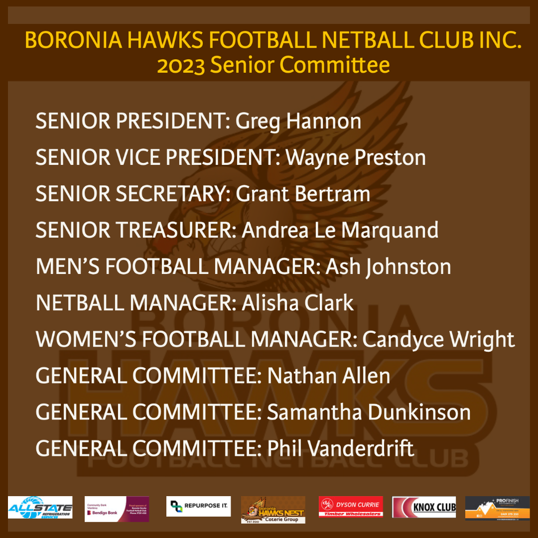 2023 Election of Board and Committees – BORONIA HAWKS FOOTBALL NETBALL ...